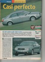 Prueba Audi A4 TDI 130 contra rivales Coche Actual 31 mayo 2001 - Forocoches